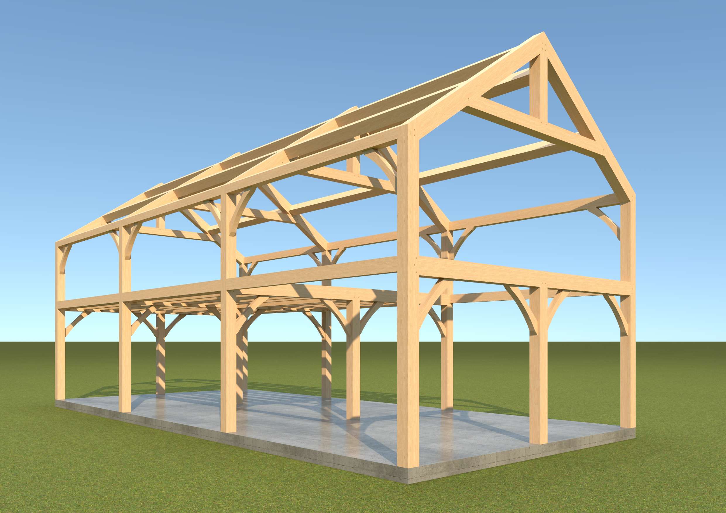Double Story - SIP Barns - Heritage Timbercraft