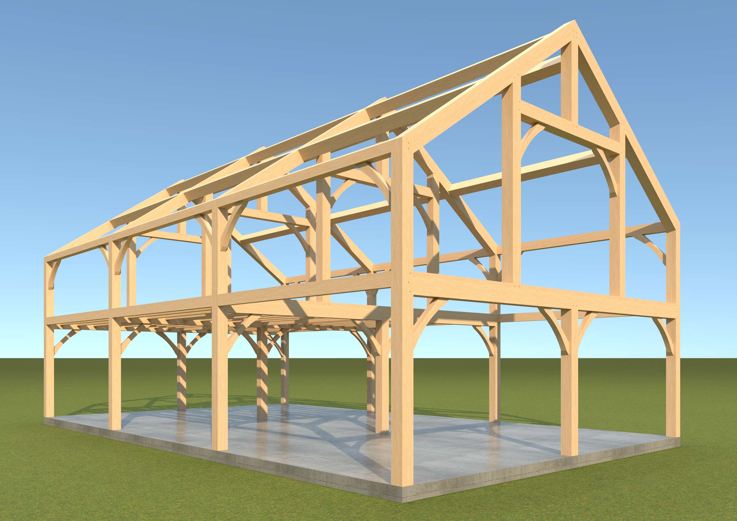 Double Story - SIP Barns - Heritage Timbercraft